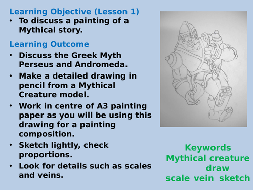 Mythical Creatures Painting Project | Teaching Resources