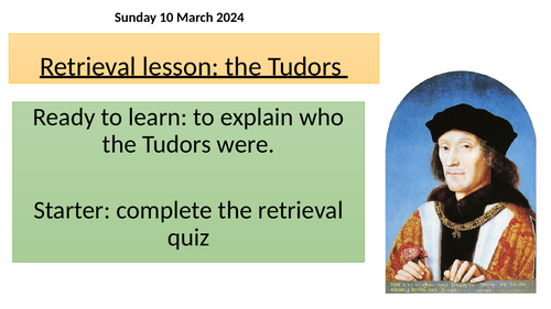 How did the Tudors influence religion | Teaching Resources