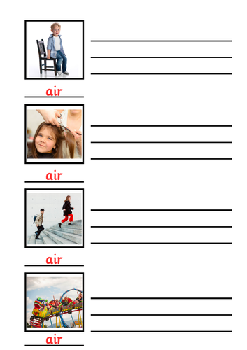 Phonics - Lesson on the 'air' sound. | Teaching Resources