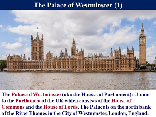 CPSHE_9.6 The Houses of Parliament | Teaching Resources