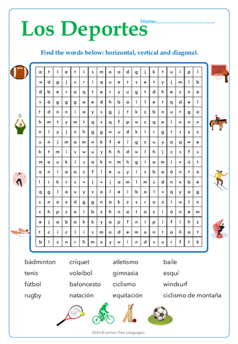 Spanish Sports - Los Deportes | Teaching Resources