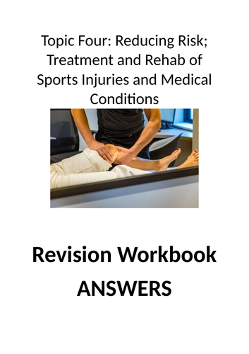 OCR Sports Science R180 Revision Workbooks | Teaching Resources