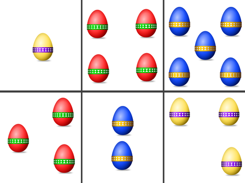 Easter Egg Subitising Cards | Teaching Resources