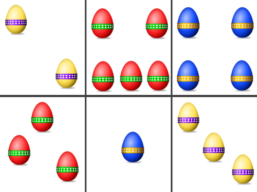Easter Egg Subitising Cards | Teaching Resources