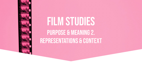Film Studies - Core Areas: Film Form, Aesthetics, Representation and ...
