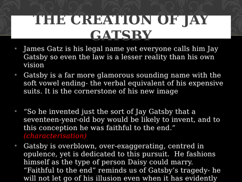 "The Great Gatsby" Unit | Teaching Resources
