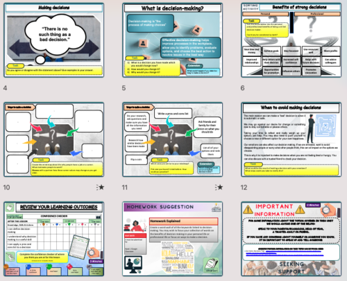 Decision making lesson - Primary Careers | Teaching Resources