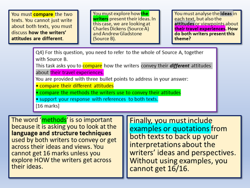 AQA English Language Paper 2 Revision | Teaching Resources