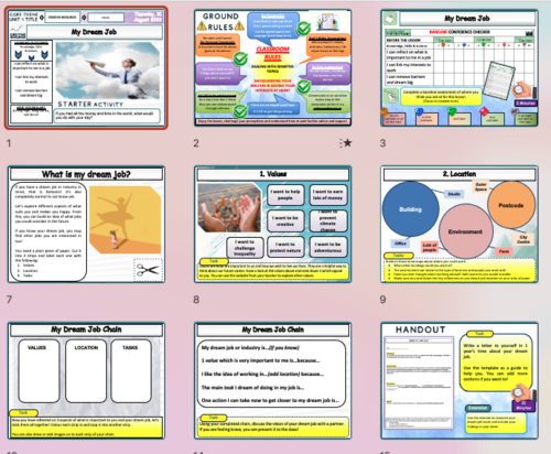 My dream Job - End of Term Lesson | Teaching Resources