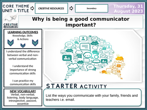 Communication Life Skills - Primary Careers | Teaching Resources