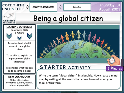Being a global citizen | Teaching Resources