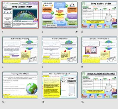 Being a global citizen | Teaching Resources
