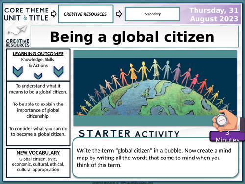 Being a global citizen | Teaching Resources