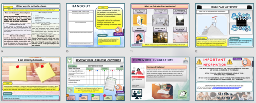 Motivation Lesson | Teaching Resources