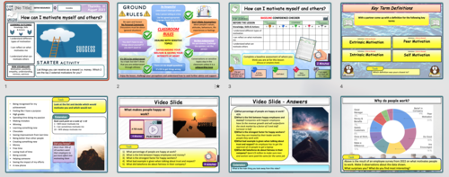 Motivation Lesson | Teaching Resources