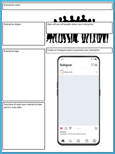 Showing initiative and Enterprise | Teaching Resources