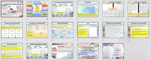 interpersonal and interpersonal skills | Teaching Resources