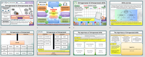 interpersonal and interpersonal skills | Teaching Resources