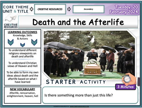 Death & Afterlife - Religious Education Lesson | Teaching Resources
