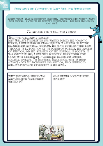 Frankenstein by Mary Shelley Resource Bundle | Teaching Resources