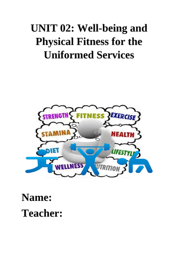 NCFE Level 1 Well-being and Physical Fitness in the Uniformed Services | Teaching Resources