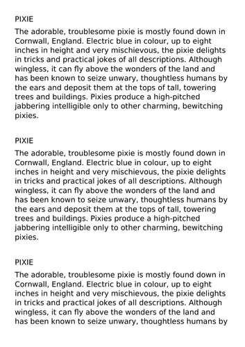 Fantastic Beasts and Where to Find Them by JK Rowling - Year 6 Unit of ...