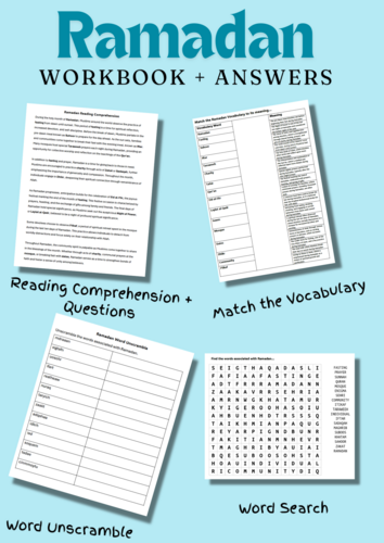 Ramadan English Workbook with Answers | Teaching Resources