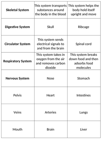 KS3 - Organ Systems | Teaching Resources