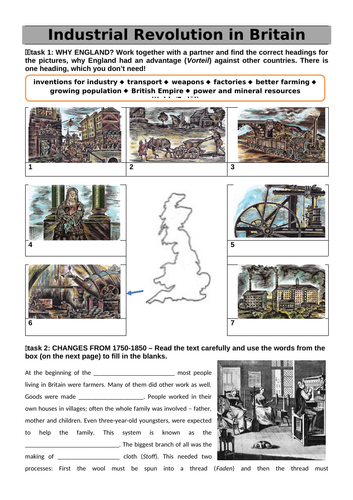 Industrial Revolution Britain - Why did it start in Britain? | Teaching ...