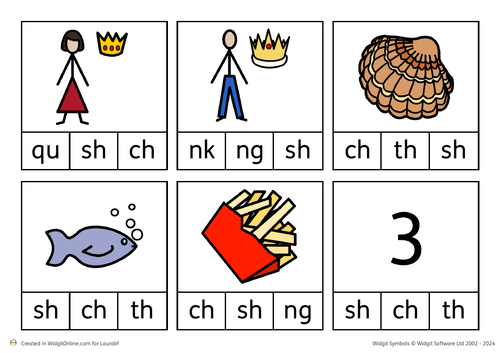 sh, qu, th, ng, nk & ch phonics cards | Teaching Resources