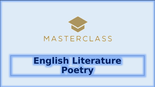 AQA English Literature Poetry - Final Intervention | Teaching Resources