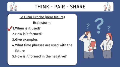 FRENCH Future Simple, Near Future Tenses Grammar | Teaching Resources