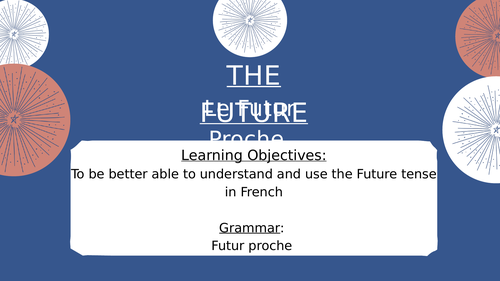 FRENCH Future Simple, Near Future Tenses Grammar | Teaching Resources