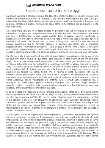 Italian A Level Theme 1 L'Istruzione- la Scuola italiana nel presente e ...