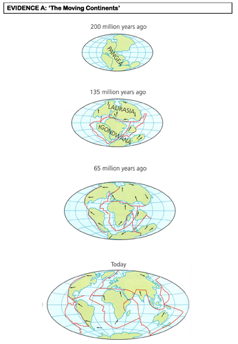 KS3 Geography - L2: Continental Drift (Hazards Unit) | Teaching Resources