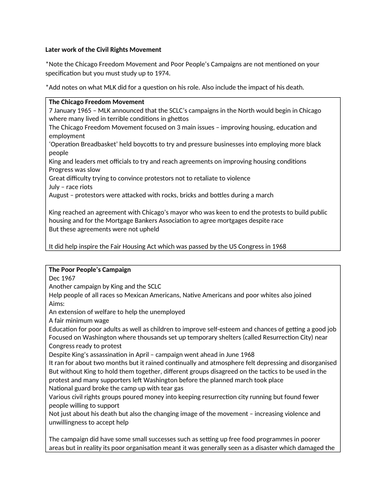Civil Rights in the USA,1967-74 – Part 3 - IGCSE History – Paper 1 ...