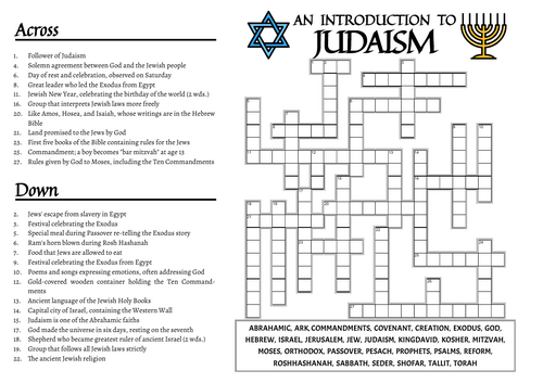 Judaism Reading Comprehension | Teaching Resources