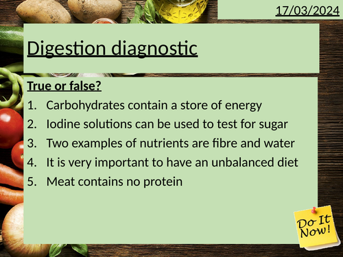 KS3 Digestion (diet & digestive system) | Teaching Resources