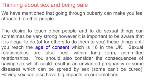 Puberty Pshe Teaching Resources