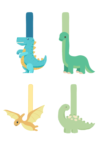 Dinosaur finger spacers | Teaching Resources