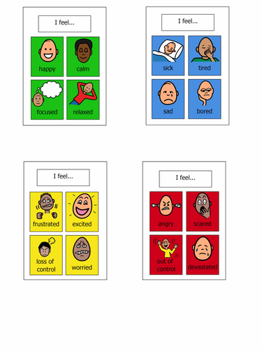 Emotional regulation cards | Teaching Resources