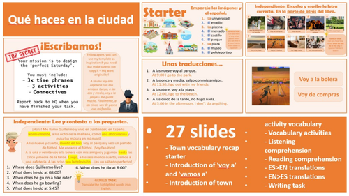Viva 1, Module 5.2 - Qué haces en la ciudad | Teaching Resources