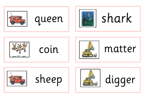 Little Wandle Phase 3 Word Cards | Teaching Resources