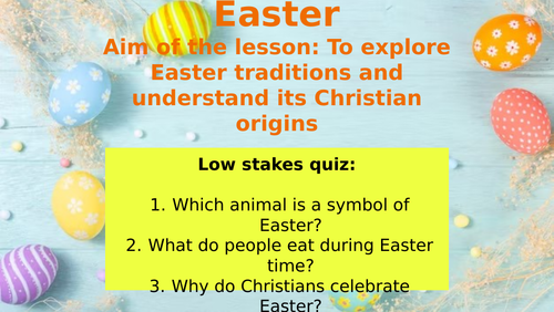 KS3/4 Easter lesson | Teaching Resources