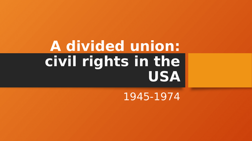 Women's Movement – Civil Rights in the USA,1945-74 – Part 4 - IGCSE ...