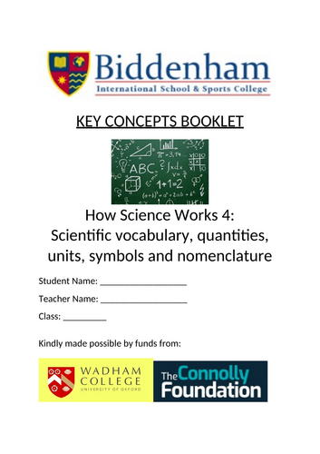 OCR Gateway Combined Science Key Concepts Books | Teaching Resources