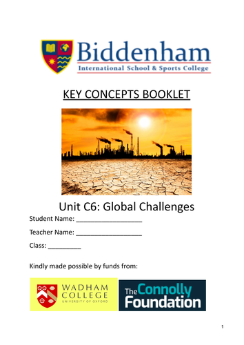 OCR Gateway Combined Science Key Concepts Books | Teaching Resources