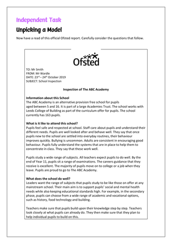 Report Writing Guide (Eduqas Component 2, Section B) - 6 of 7 ... Report Writing Guide (Eduqas Component 2, Section B) - 6 of 7 ...