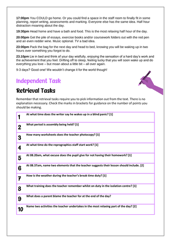 Informal Letter Writing Guide (Eduqas Component 2, Section B) - 4 of 7 ...