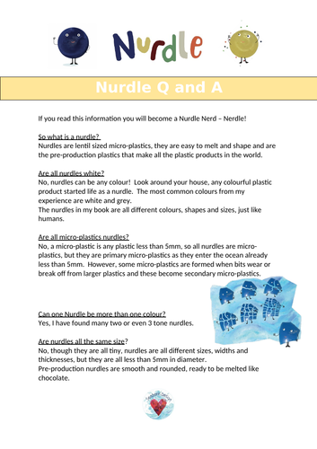 Nurdle Q and A with Claire | Teaching Resources